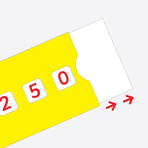 Decimal Sliding Line Set for Math Education | Ages 7+