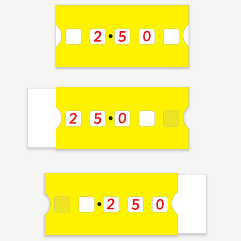 Decimal Sliding Line Set for Math Education | Ages 7+