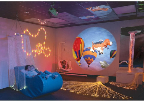 Solar LED Sensory Projector 85mm | Interactive Lighting Experience