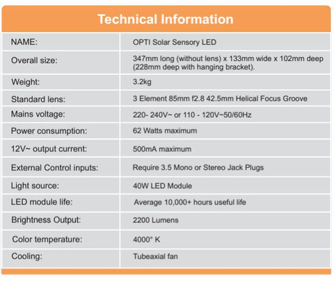 Solar LED Sensory Projector 85mm | Interactive Lighting Experience