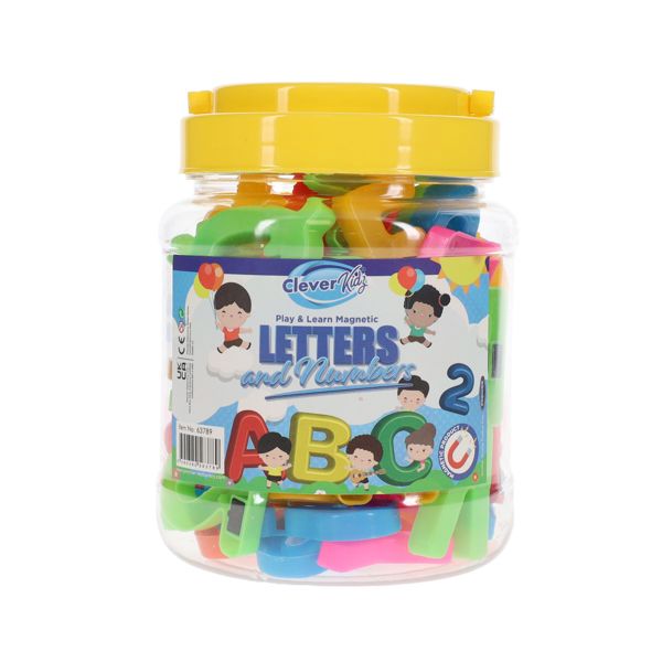 Tub 68 Magnetic Abc Letters & Numbers